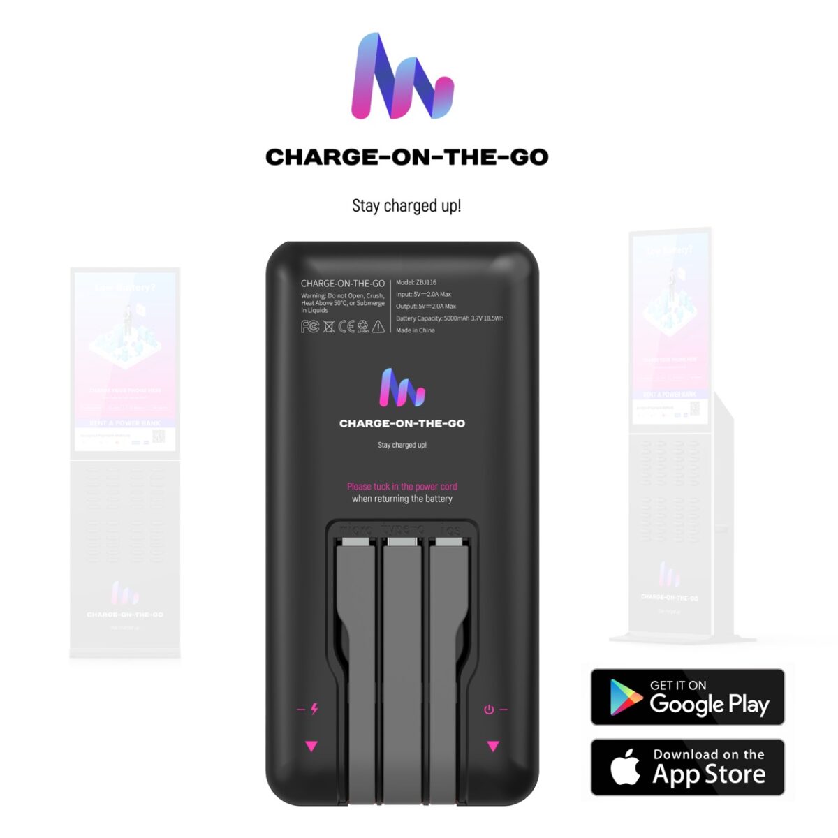 CHARGE ON THE GO - Stay charged up with the best rental power bank ...